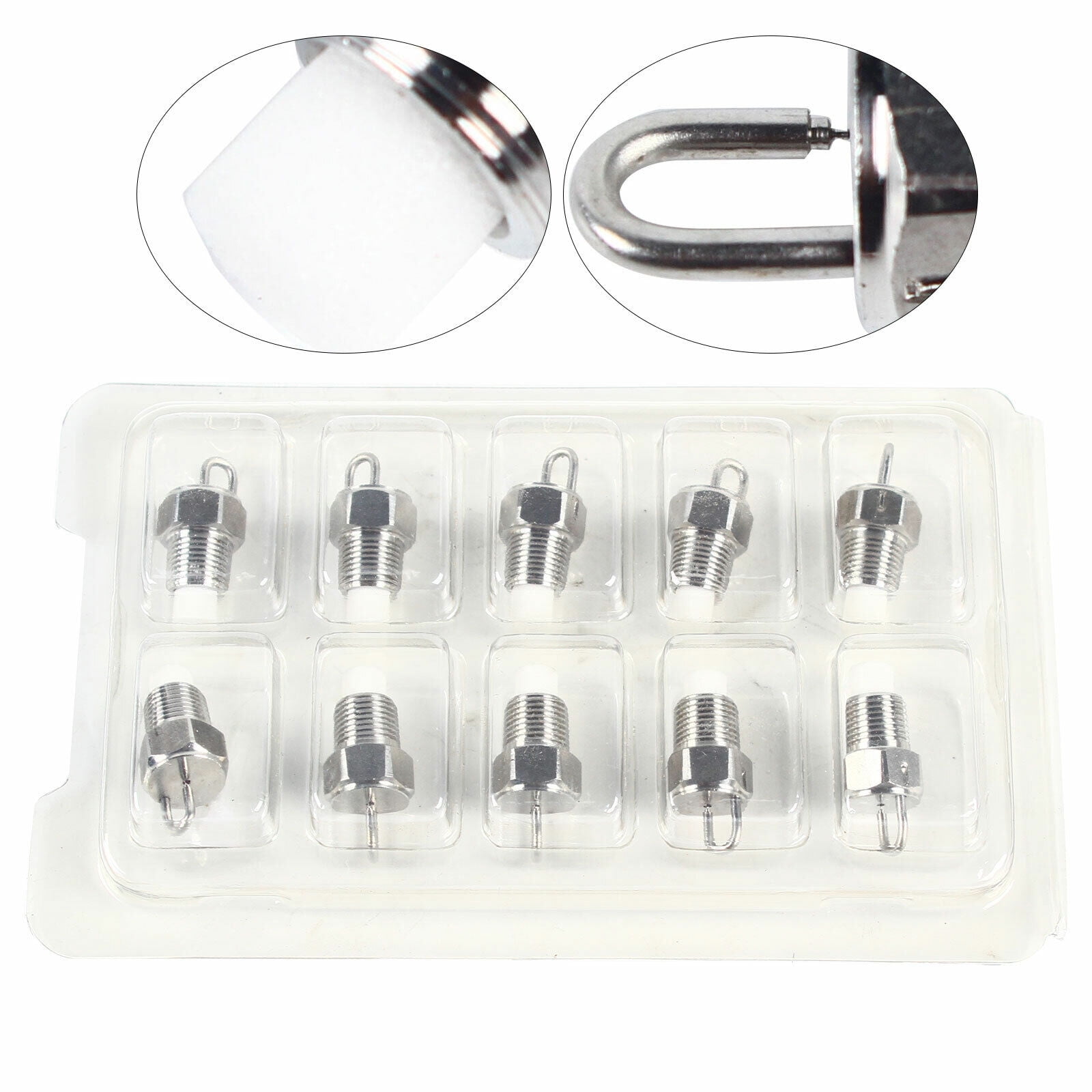 10x1/8" Spray Fog/Atomization Impingement Nozzle Wet Cleaning Air ...
