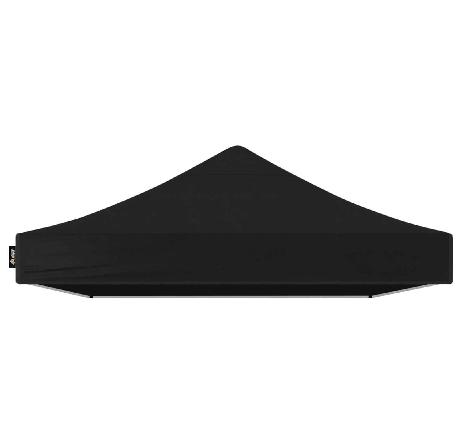 10x10 Black Canopy Top Cover Replacement - Durable Polyester Fabric for ...