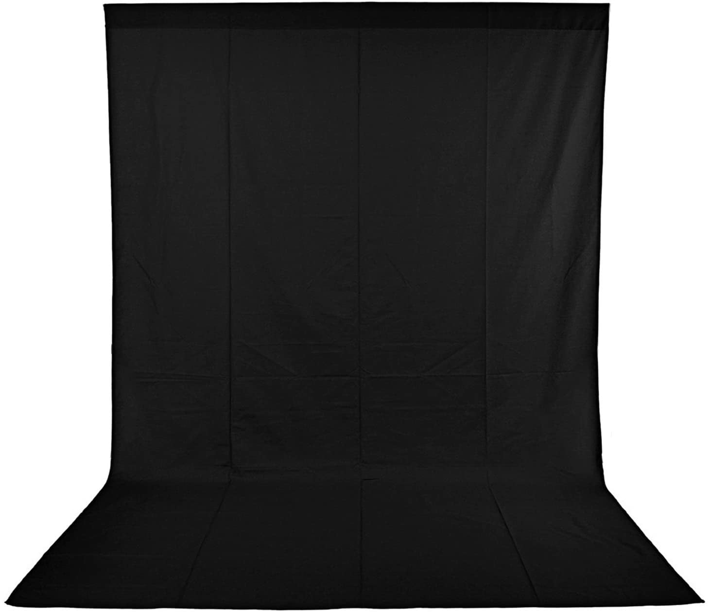 10x10 Black Photography Muslin Background Backdrop - Walmart.com