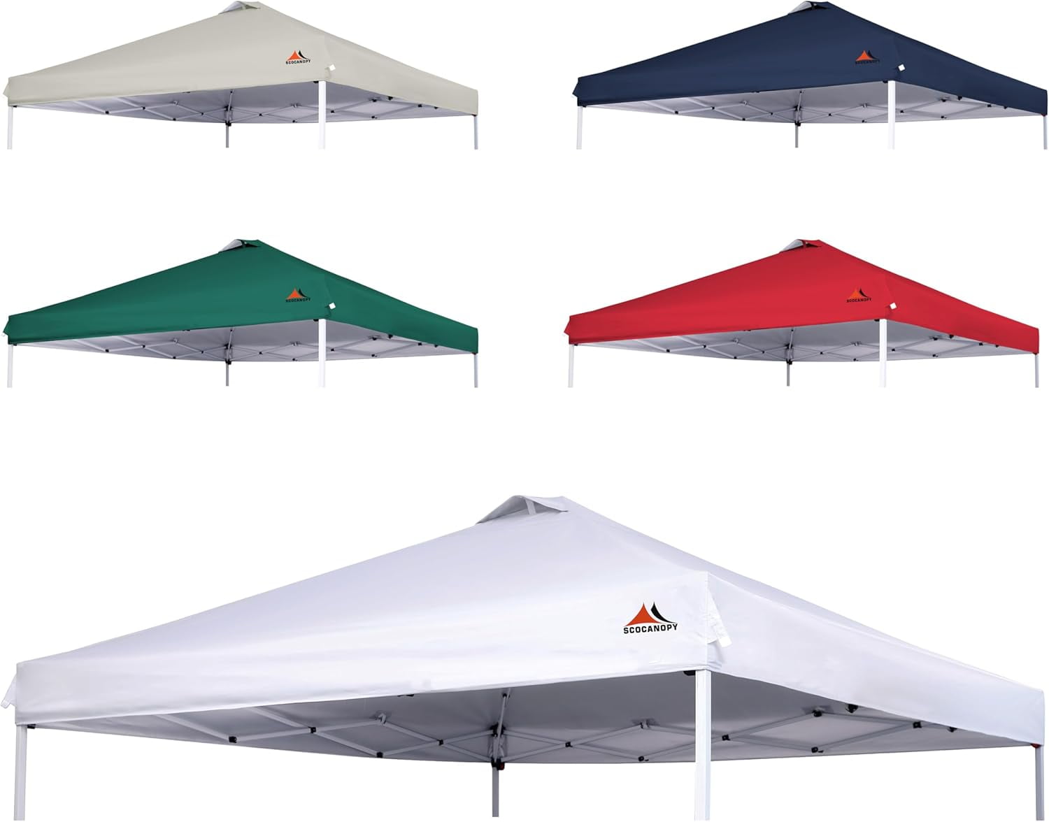 10x10 Canopy Cover ONLY Replacement Top with Air Vent for 10x10 Canopy ...