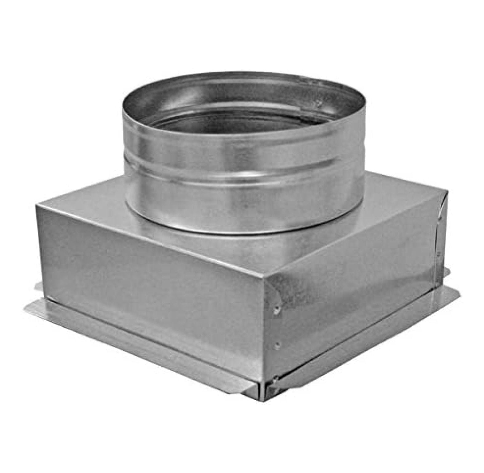 10x10 Ceiling Box with 10" Round Collar - HVAC Register Vent Diffuser ...