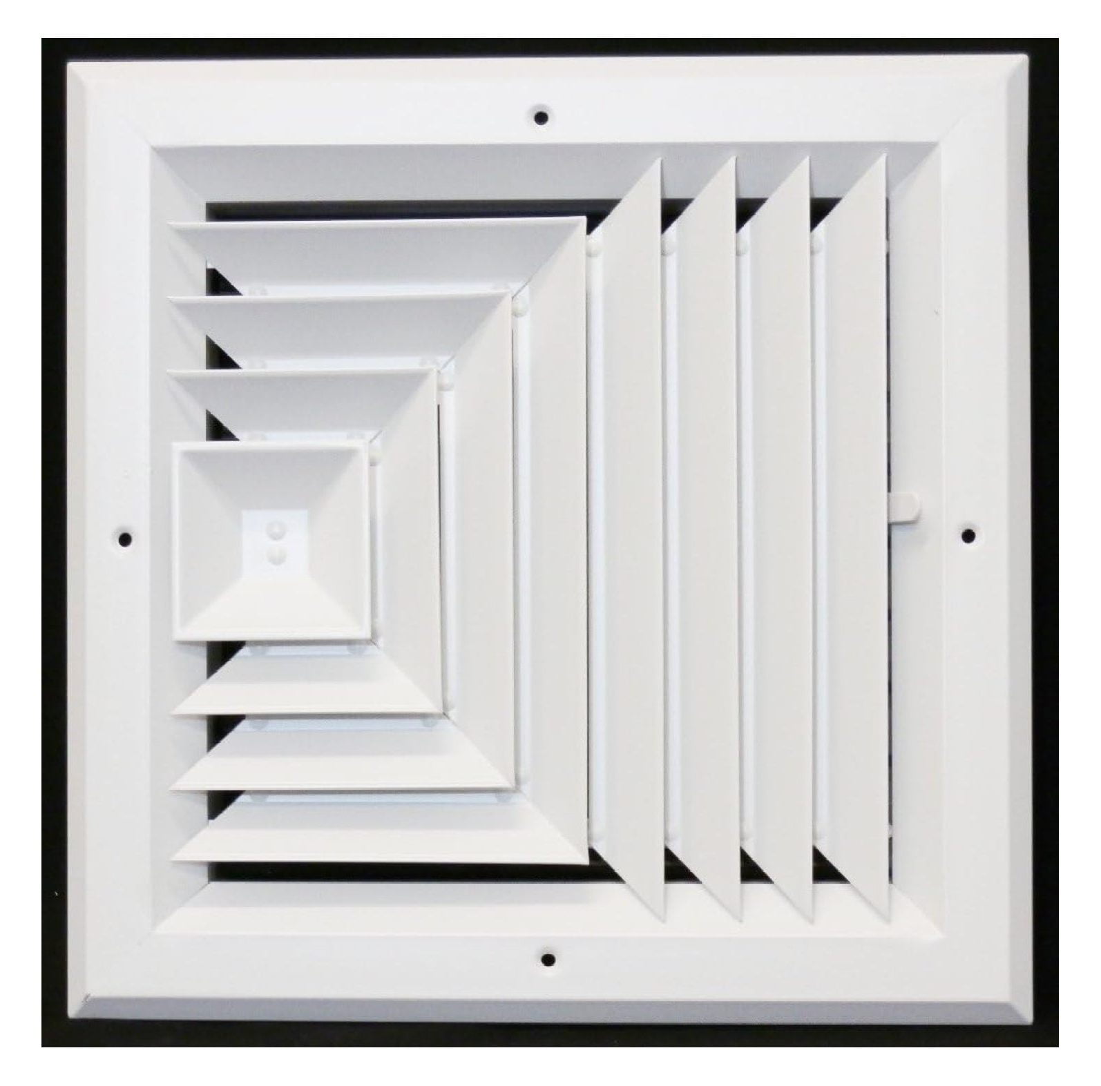 10x10 Ceiling Diffuser - Aluminum HVAC Vent Cover - 3-Way Extruded ...