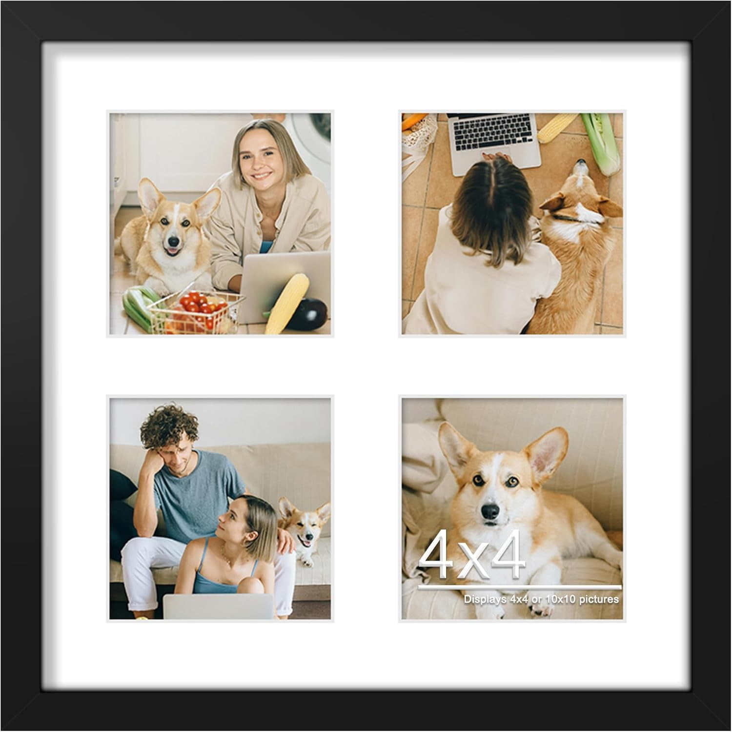 10x10 Collage Picture Frame 4x4 Picture Frames Collage Wall Decor ...