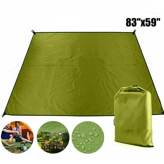 10x10 FT Waterproof RipStop Rain Fly Hammock Tarp Cover Tent Shelter ...