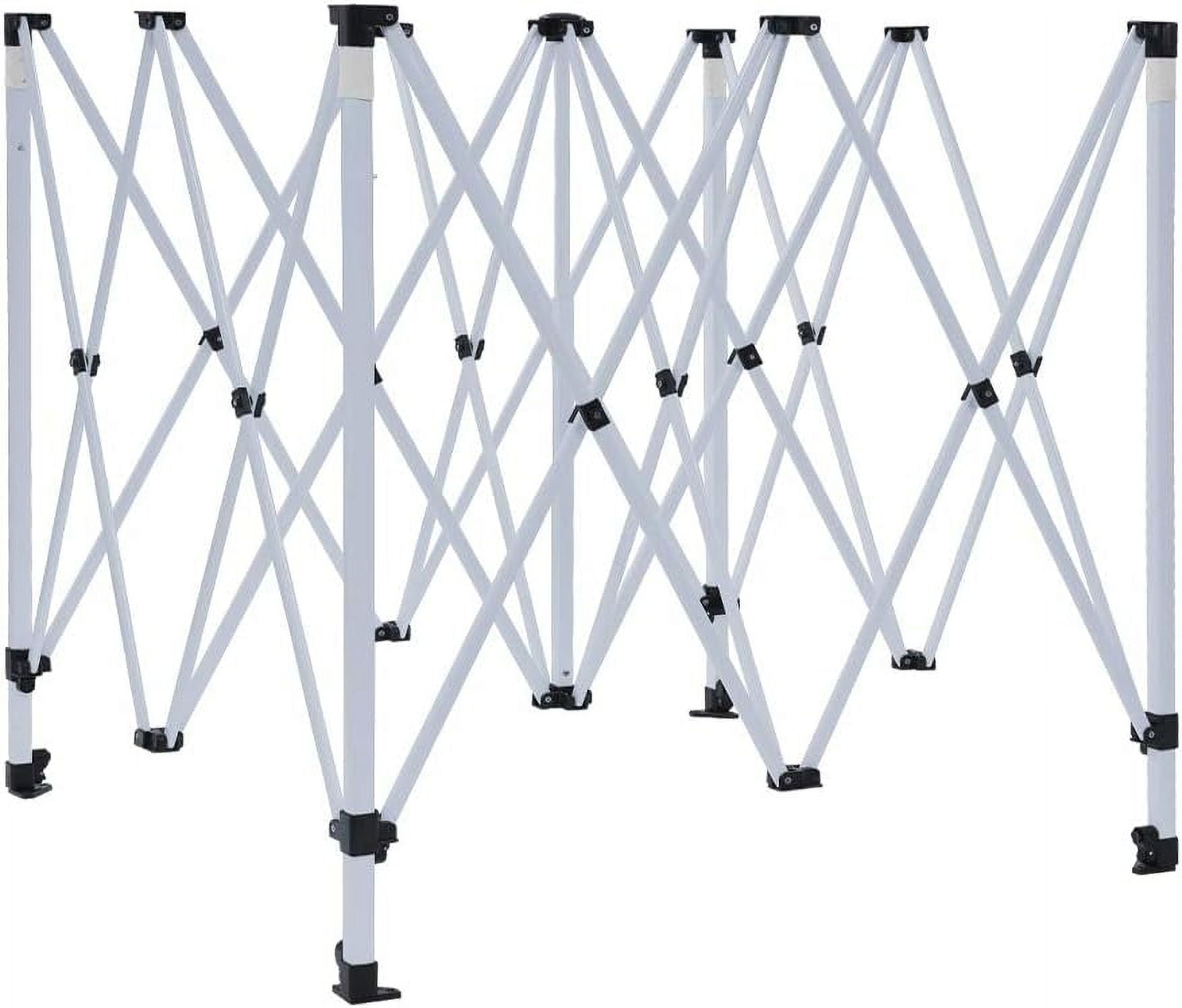 10x10 Frame – Adjustable Steel Tent Structure with (3) Height Levels ...