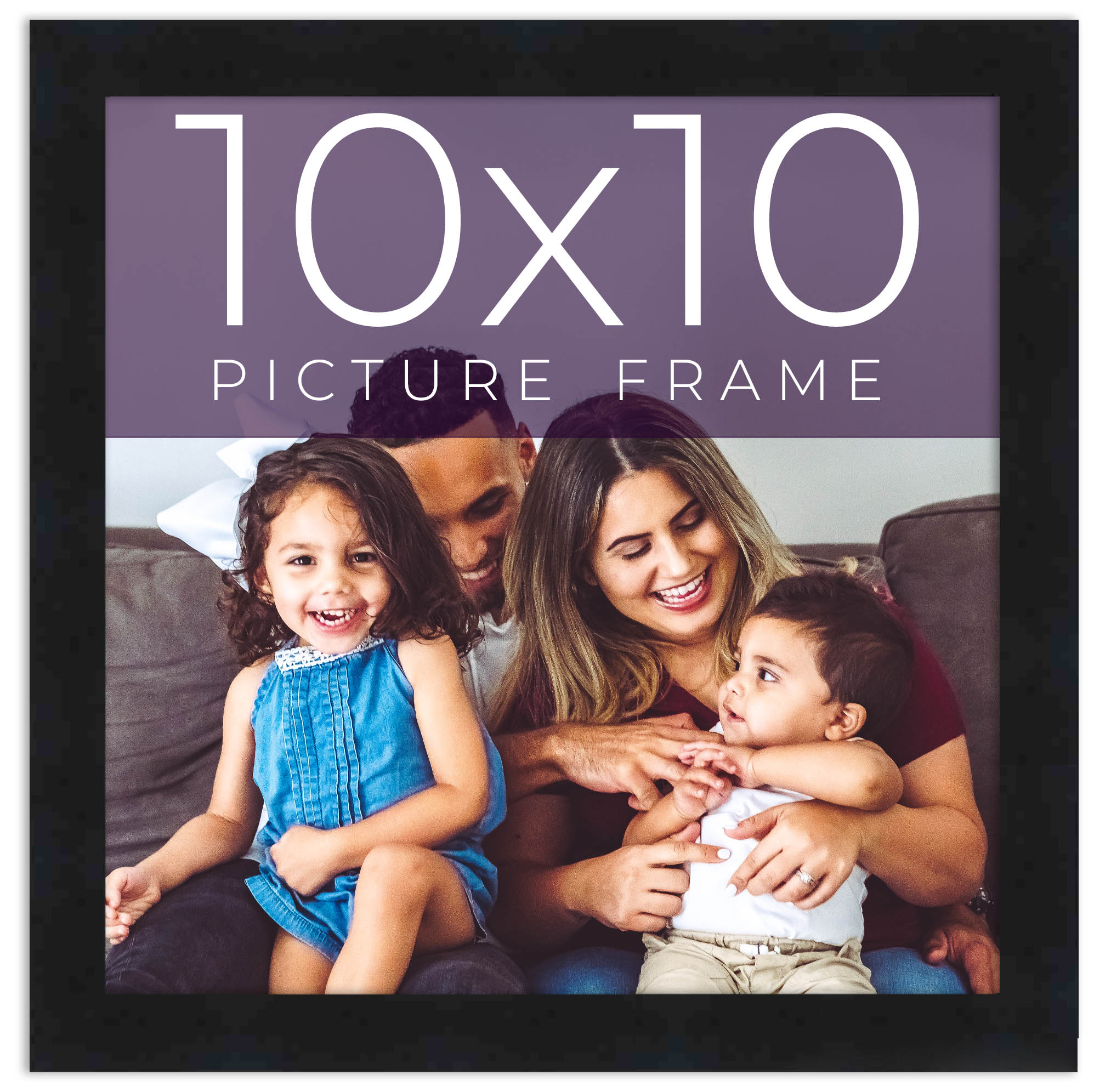 Black Wood 10x10 Picture Frame - Walmart.com
