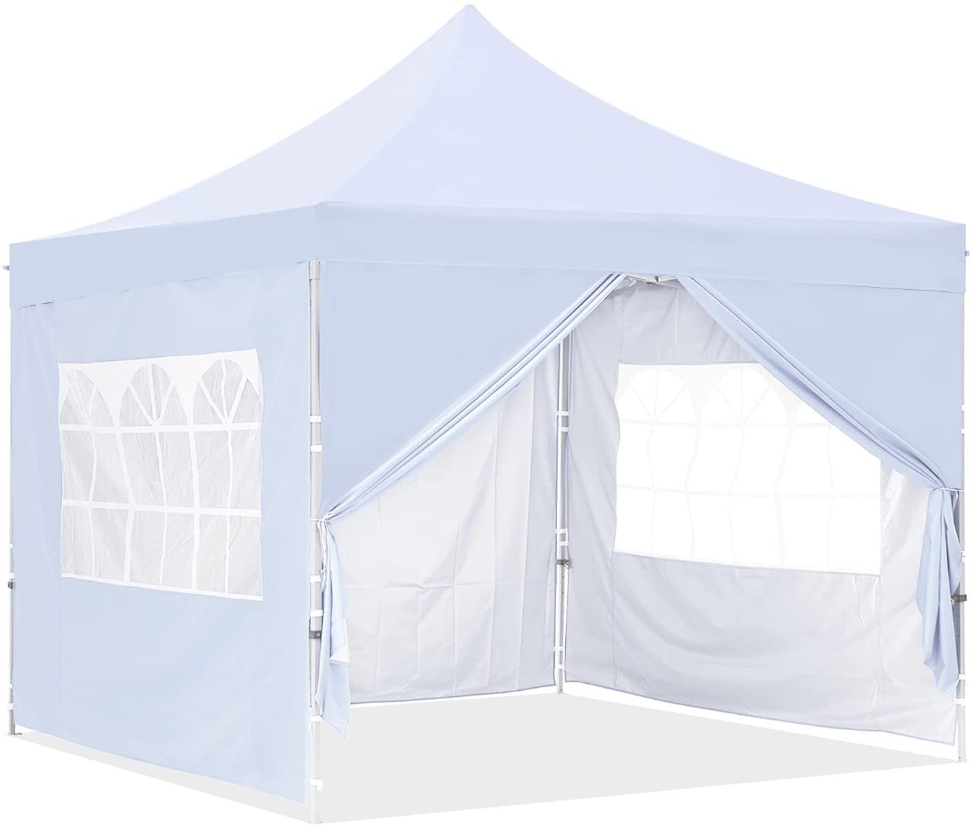 10x10 Ft Outdoor Pop Up Canopy Tent, Commercial Portable Instant ...