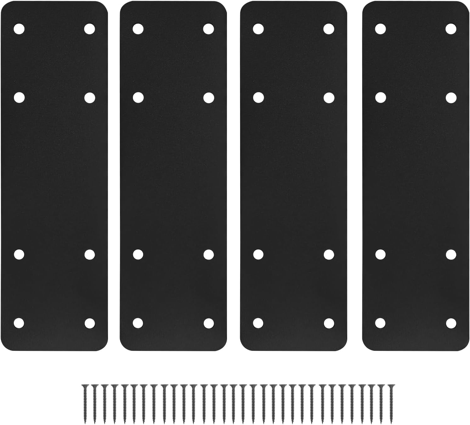 10x10 L Post Bracket 4PCS, L Flat Mending Plate for Wood 4x4,6x6 Lumber ...