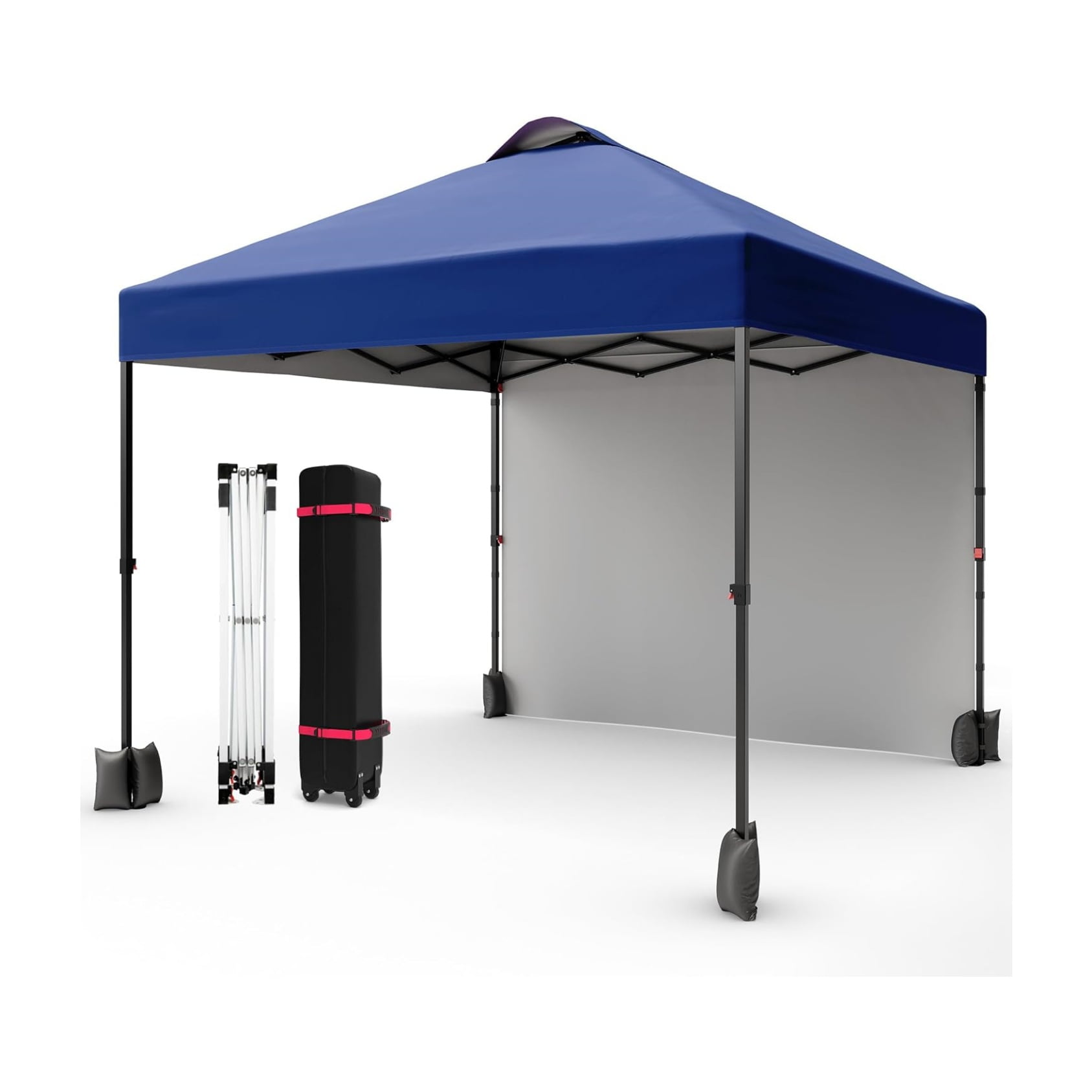 10x10 Pop Up Canopy with Sidewalls for Outdoor, Portable Canopy with ...