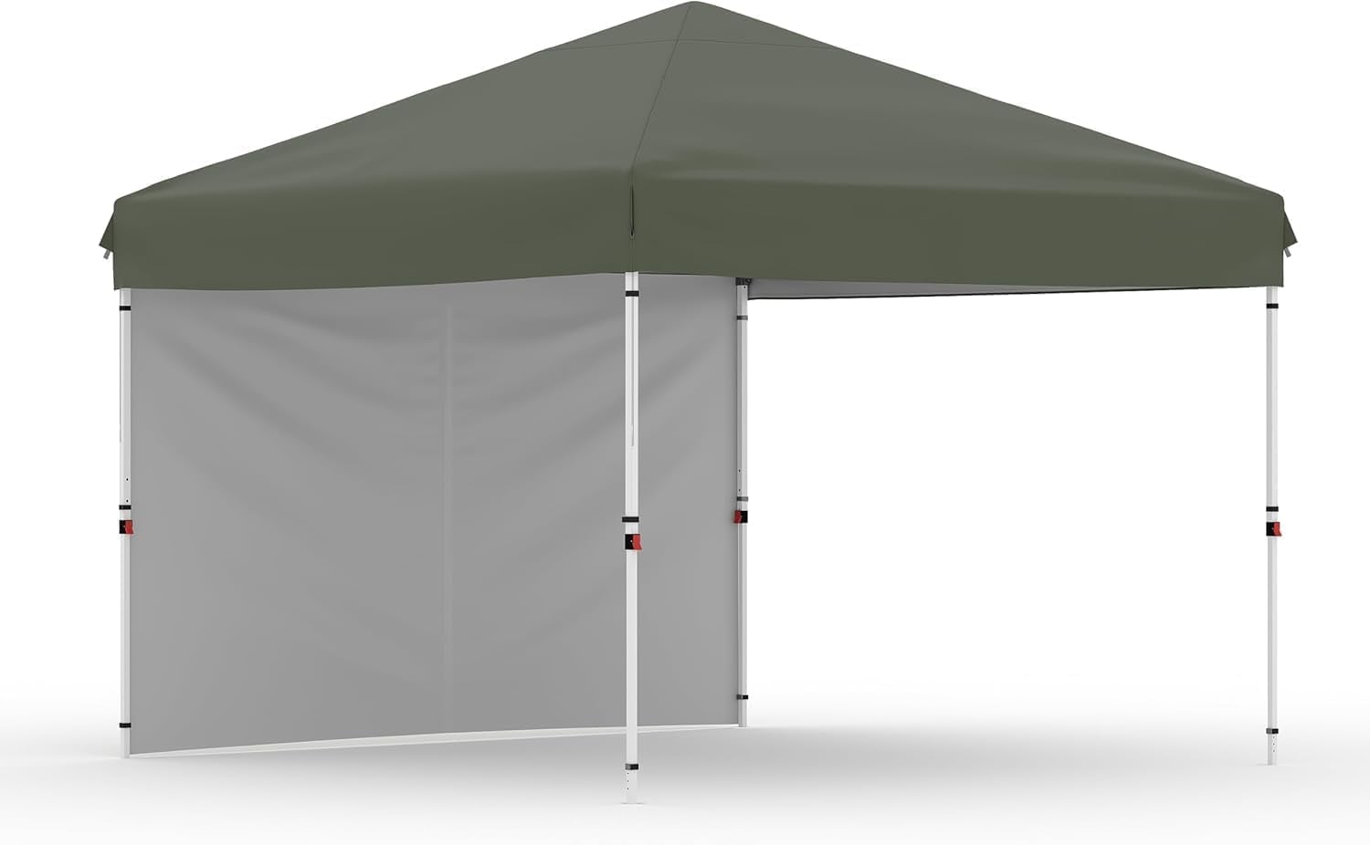 10x10 Pop Up Canopy Tent with 1 Sidewall, Heavy Duty Waterproof Outdoor Shelter, UPF 50+ UV ...