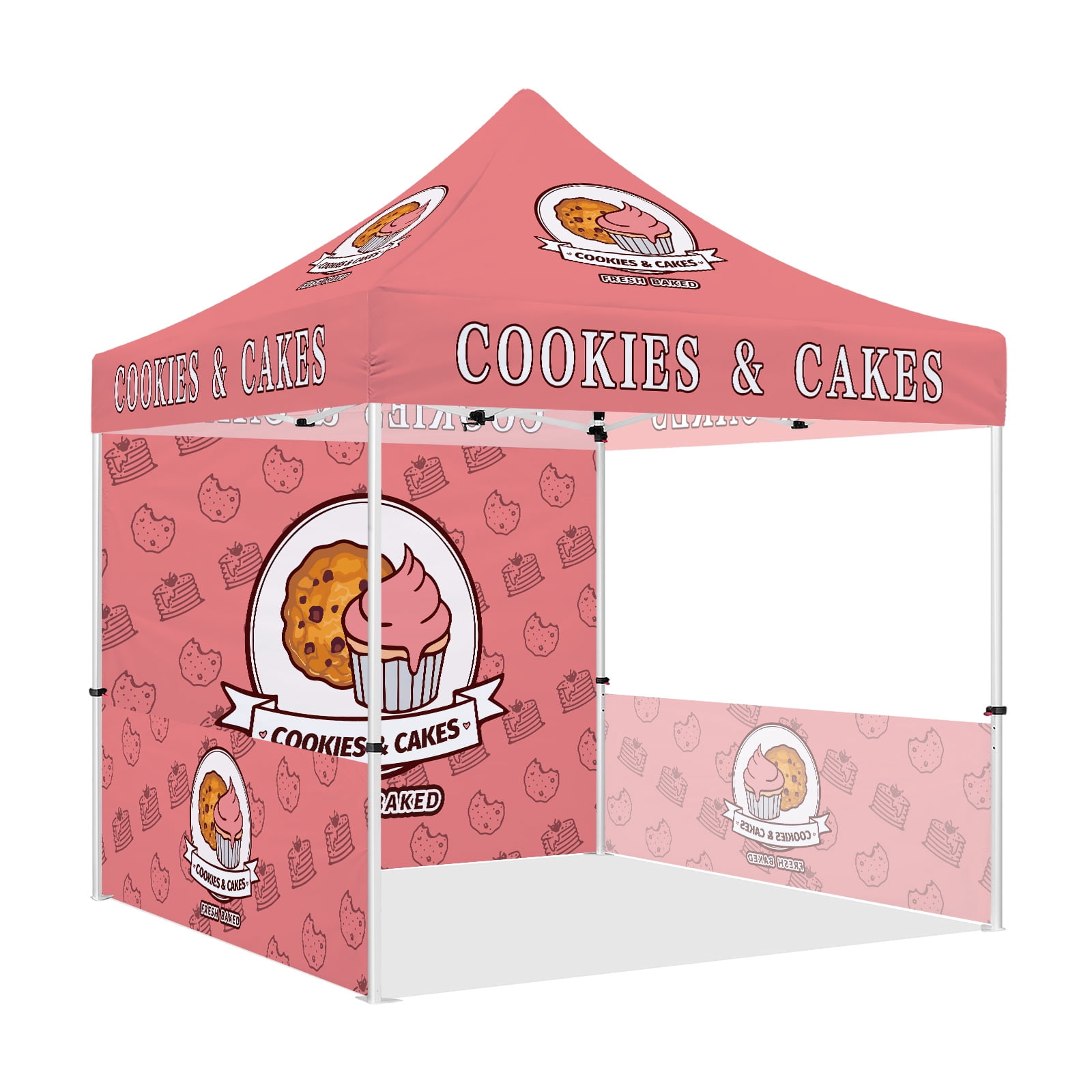 10x10 Pop Up Canopy Tent for Cookies and Cakes Bakers, ABLEM8CANOPY ...