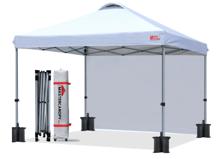 10x10 Pop Up Canopy Tent,Portable Outdoor Canopy,One-Person Setup,Sun ...