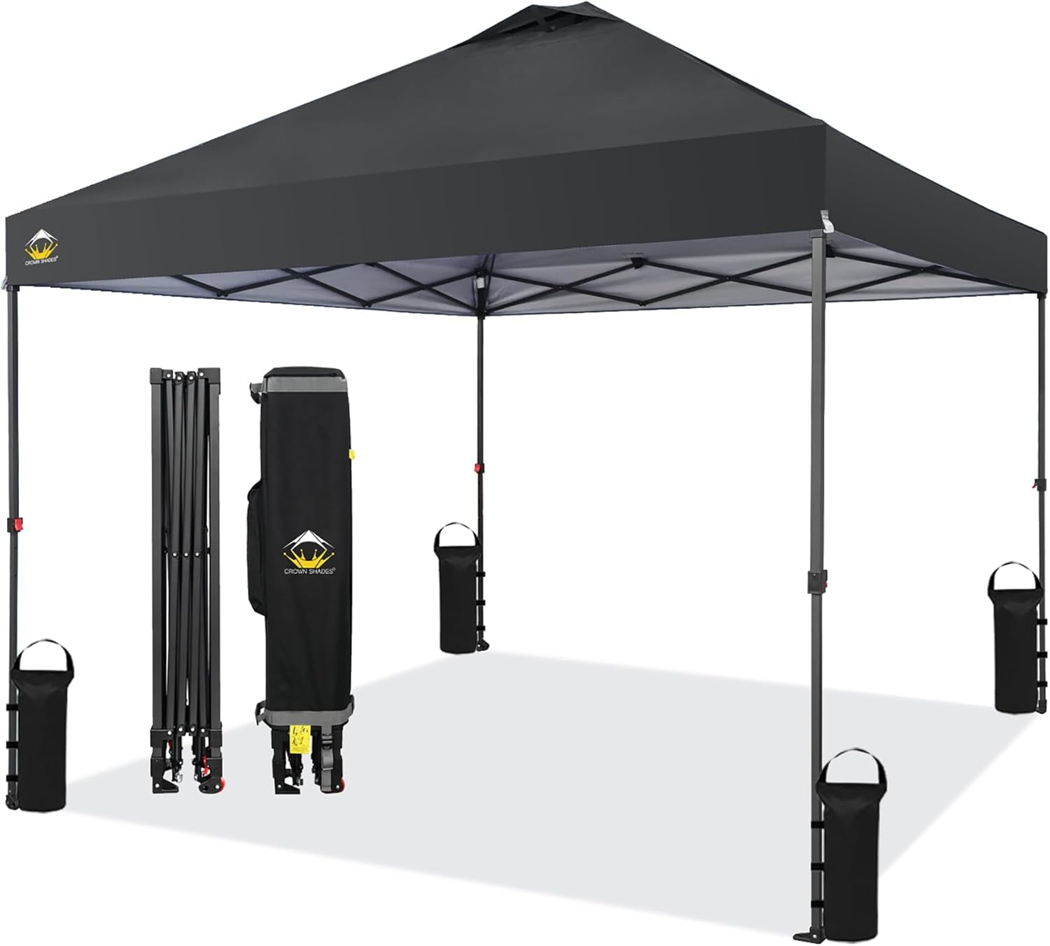10x10 Pop Up Canopy with Velcro Party Tent - Patented Center Lock One ...