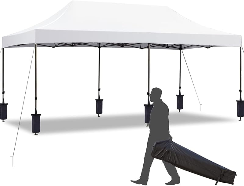 10x10 Pop Up Tent, Easy to Set Up Outdoor Canopy, Portable Gazebo for ...