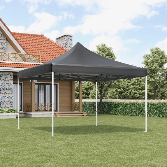 10x10 Pop Up Canopy Tent Outdoor Canopy with 4 Removable Sidewalls One ...