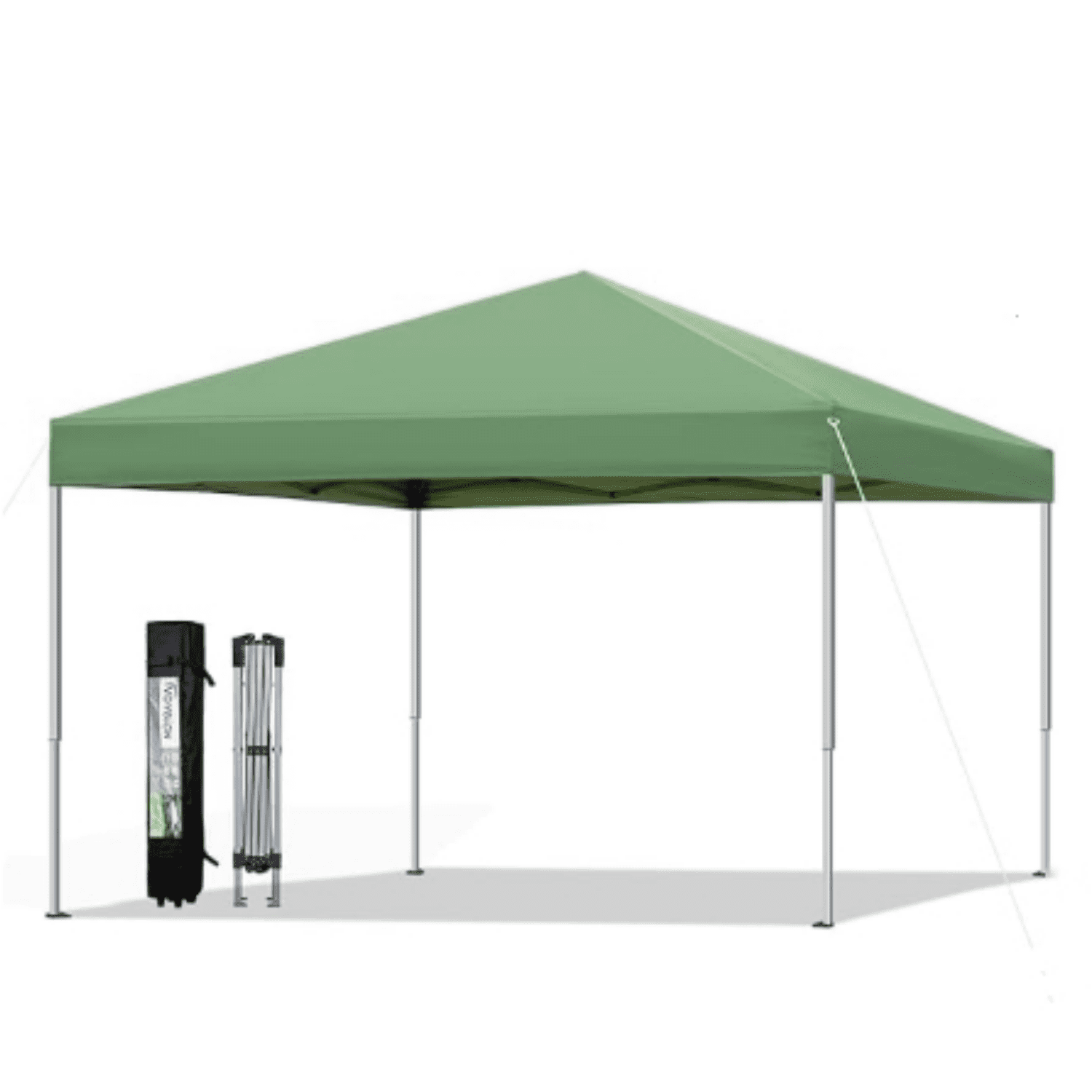 10x10 Pop Up Canopy Tent, Outdoor Instant Sun Shelter - Green, Included ...