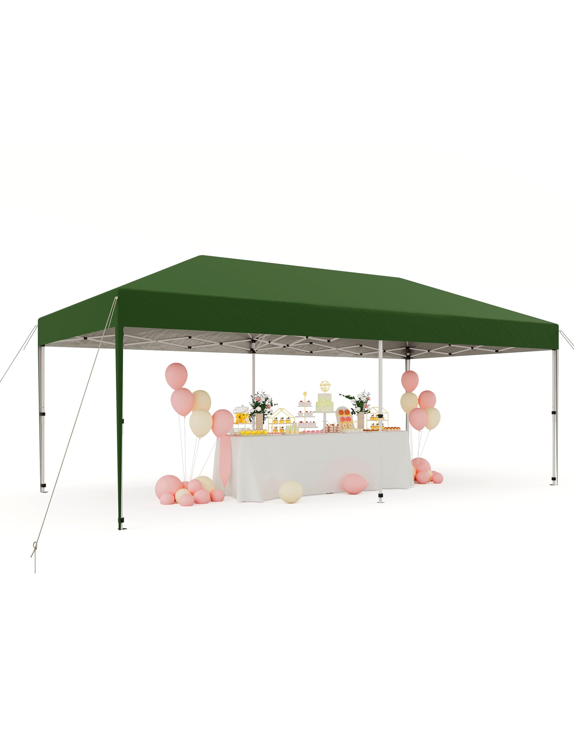 10x10FT/10x20FT Canopy Tent Pop Up Canopy, Commercial Instant Setup ...