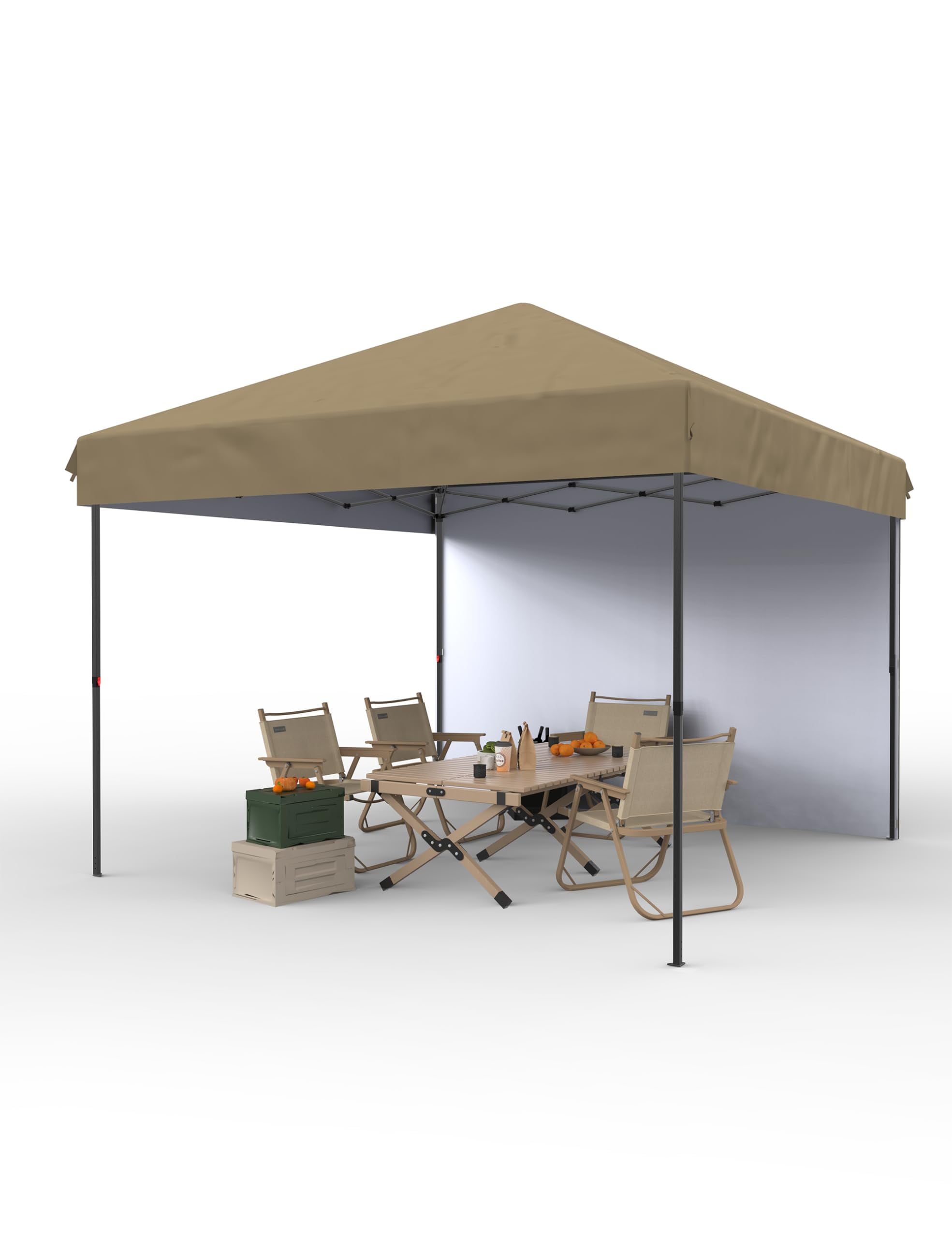 10x10FT Pop Up Canopy Tent, Instant Canopies Portable Gazebo with 1 ...