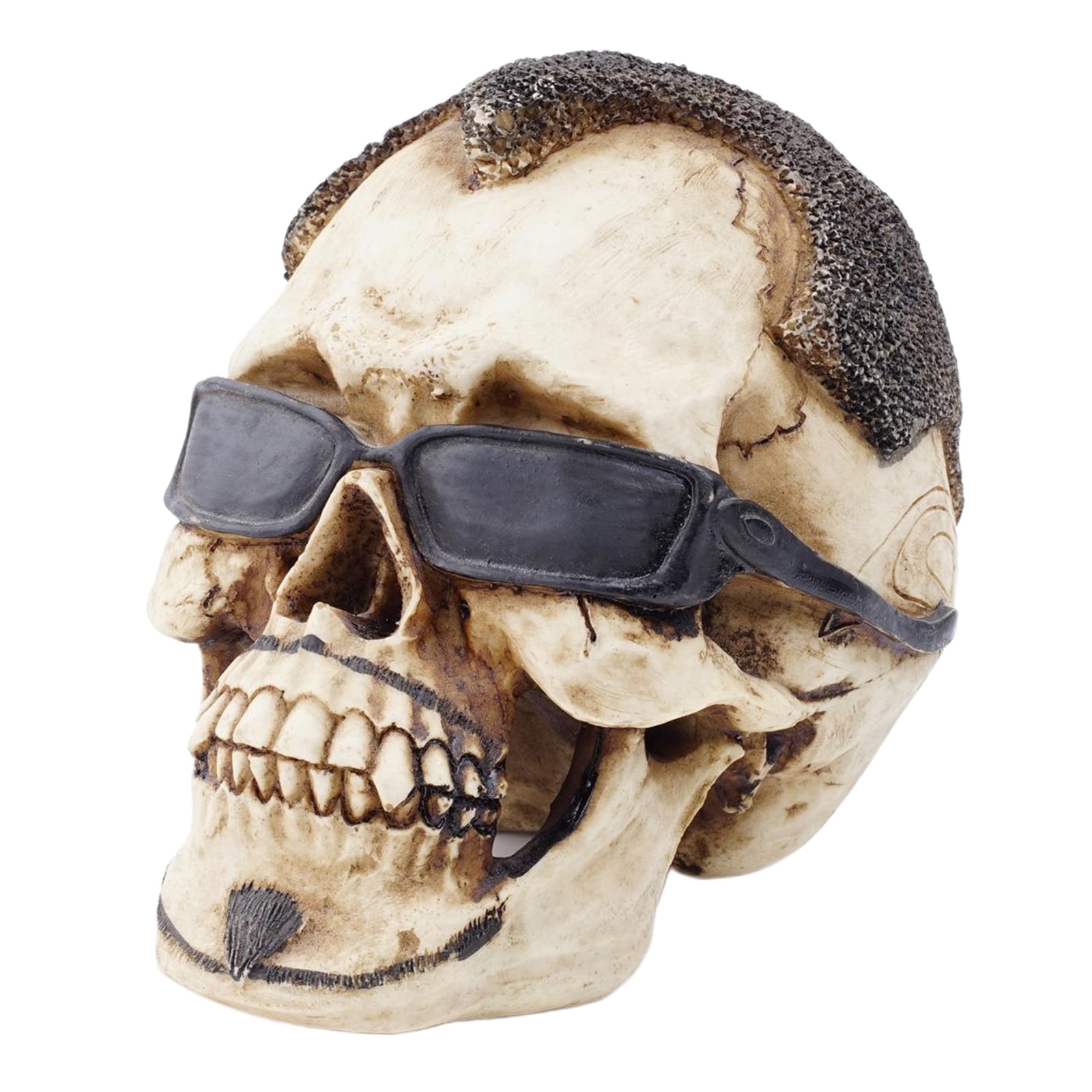 10x10cm Skull Figurine Home Shelf Bar Counter Skeleton Head Statue ...