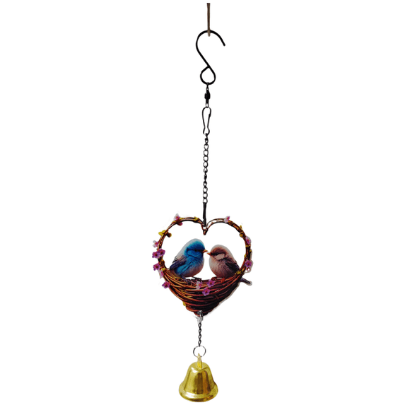 10x10cm for Acrylic Love Bird Wind Chime Handmade Holiday Present ...