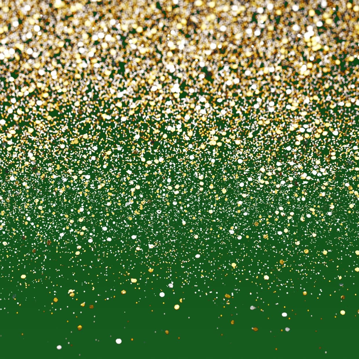 10x10ft Green and Gold Backdrop Birthday Gold Spots Bokeh Wedding Prom ...