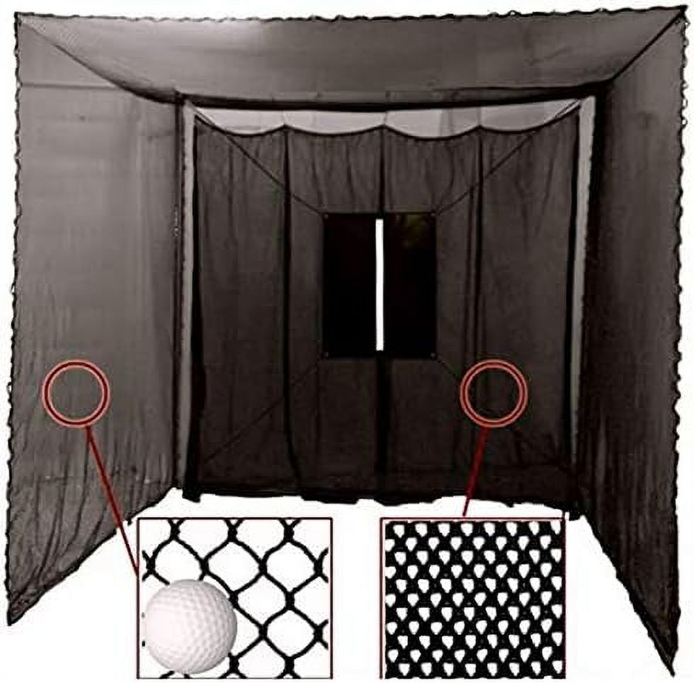 10x10x10 Masters Golf UV Treated Net and Archery Netting Baffle with ...