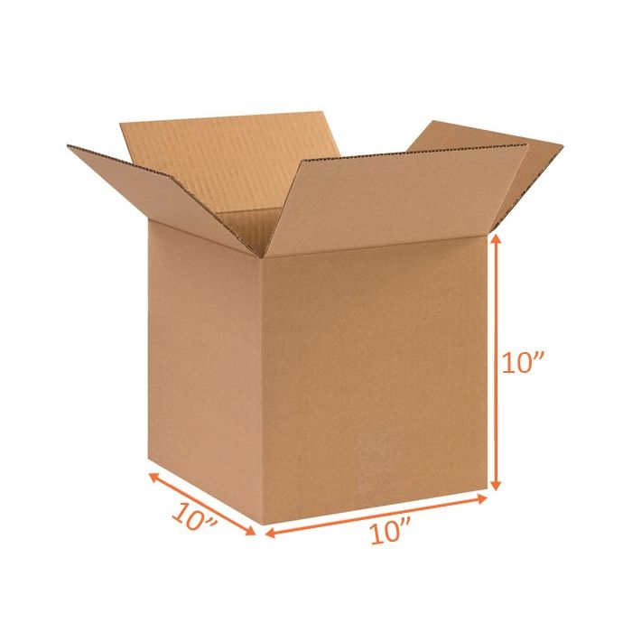 10x10x10 Size Shipping and Packing Box - Cardboard - Quantity Per Order: 5 Box Bundle - Walmart.com