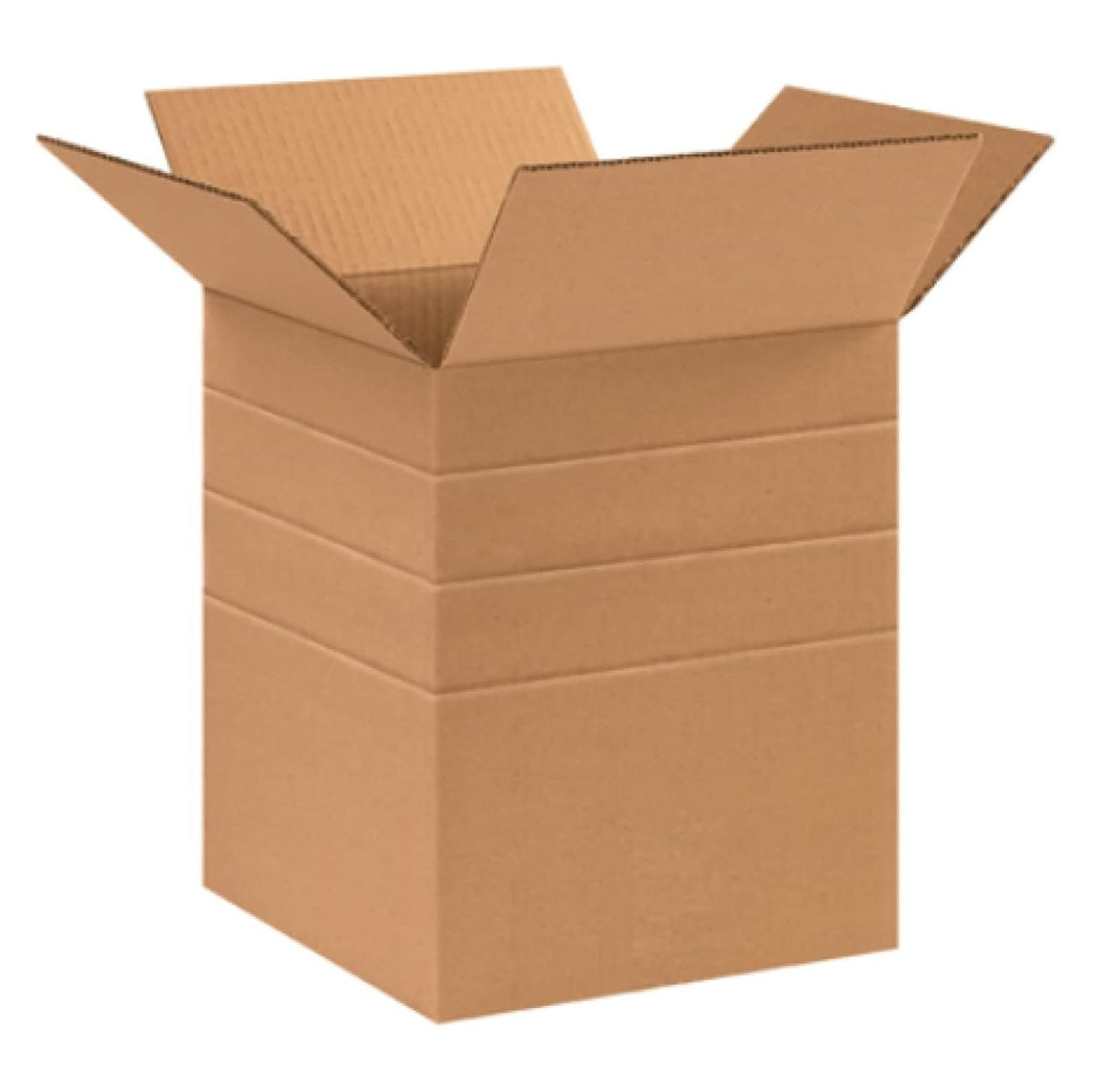 10x10x12 Pack of 25 Corrugated Cardboard Packing Shipping Mailing ...