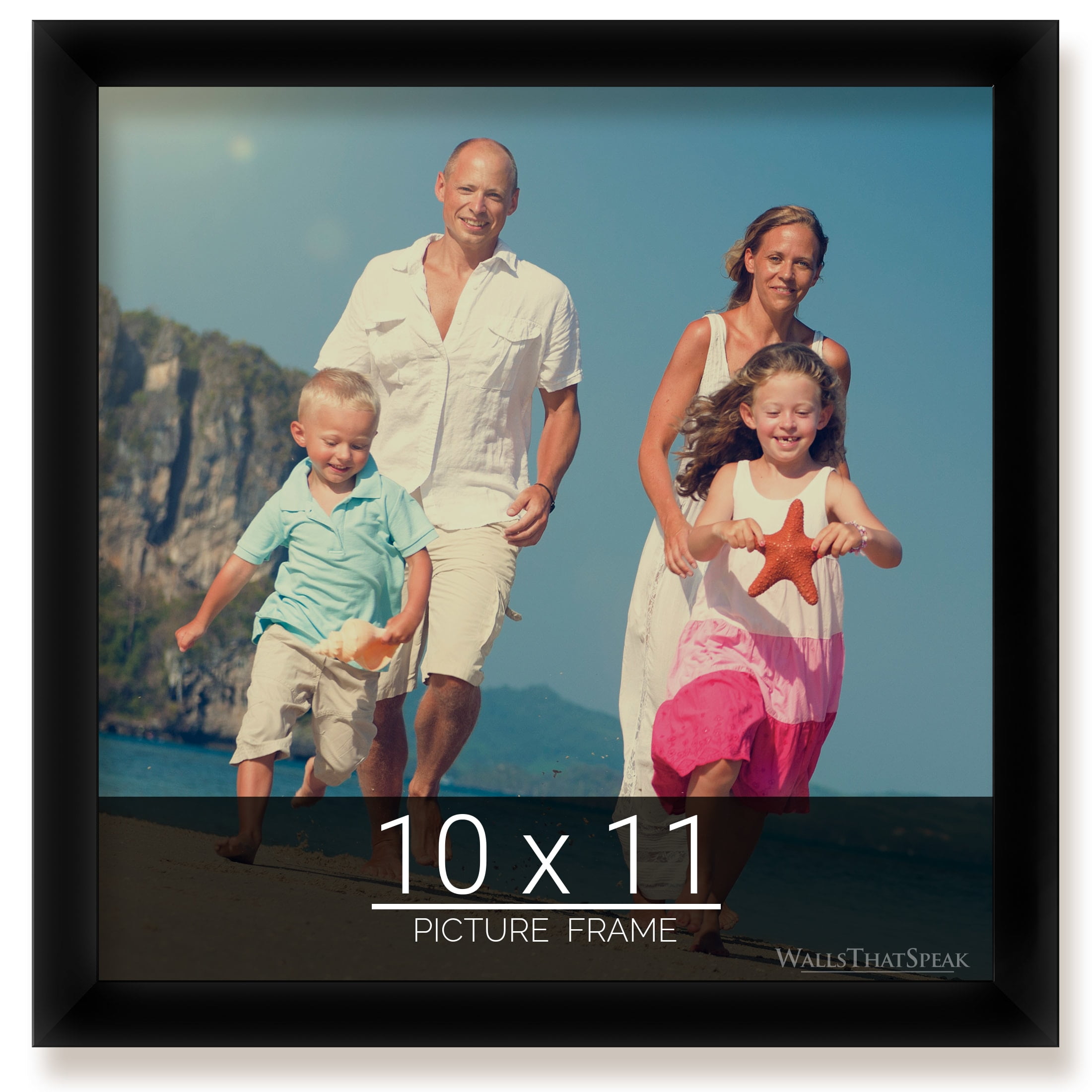 10x11 Black Picture Frame for Puzzles Posters Photos or Artwork ...