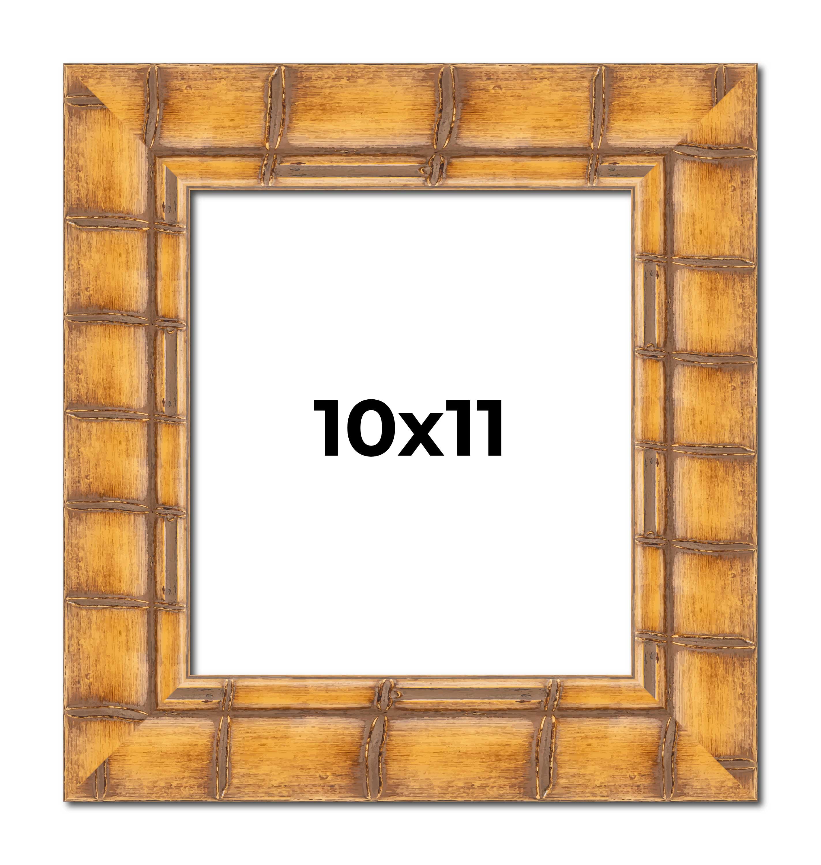 10x11 Frame Beige Real Wood Picture Frame Width 3 inches | Interior ...