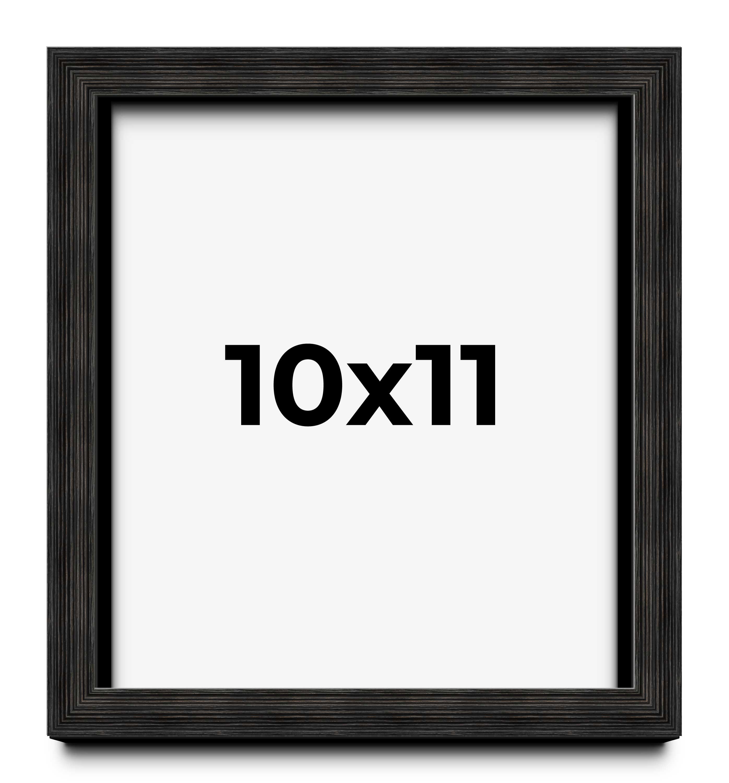 10x11 Shadow Box Black Rustic Barnwood Display Frame | 1.125 Inch Deep ...