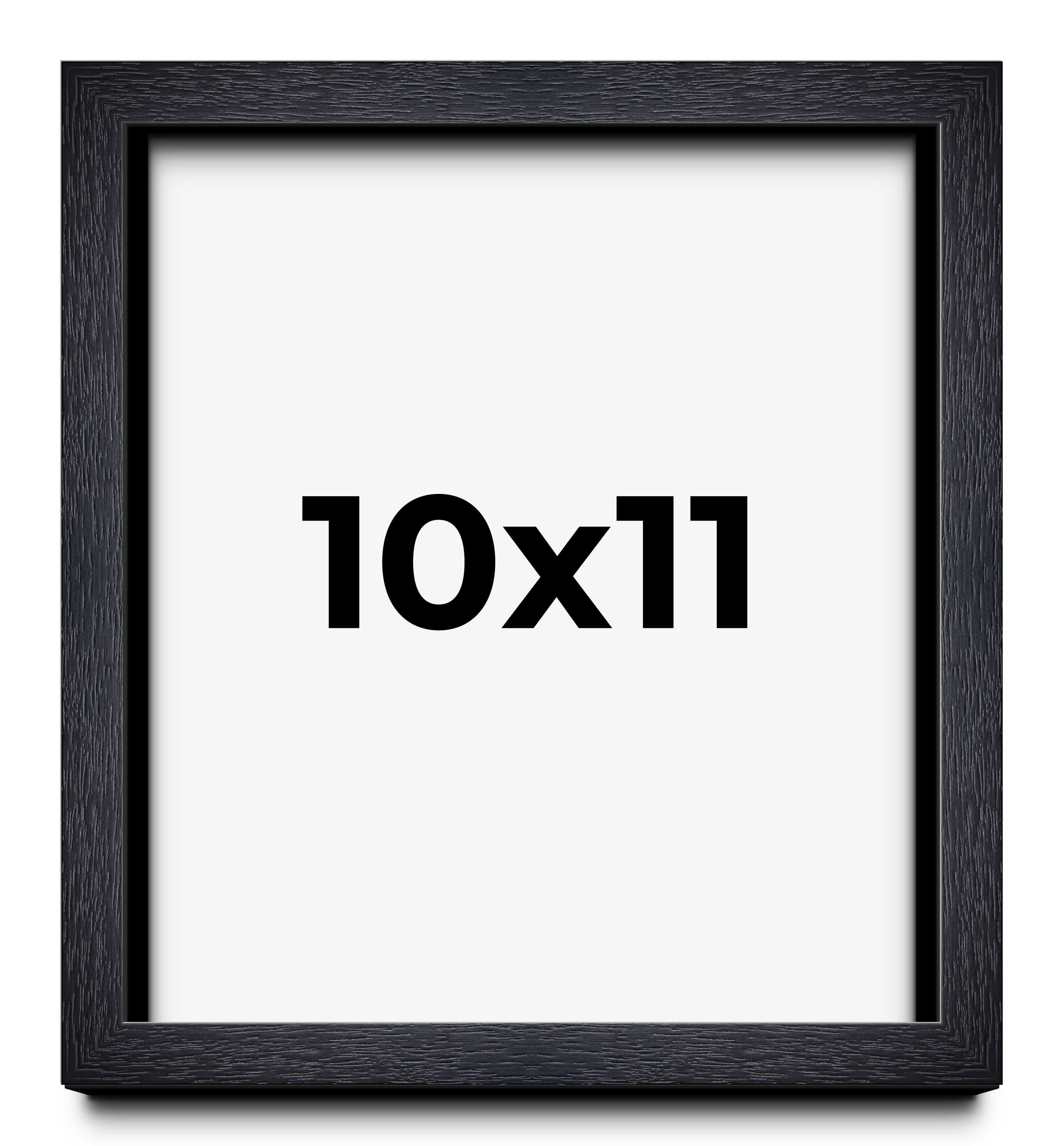10x11 Shadow Box Frame Black | 1 Inches Deep Real Wood Farmhouse ...