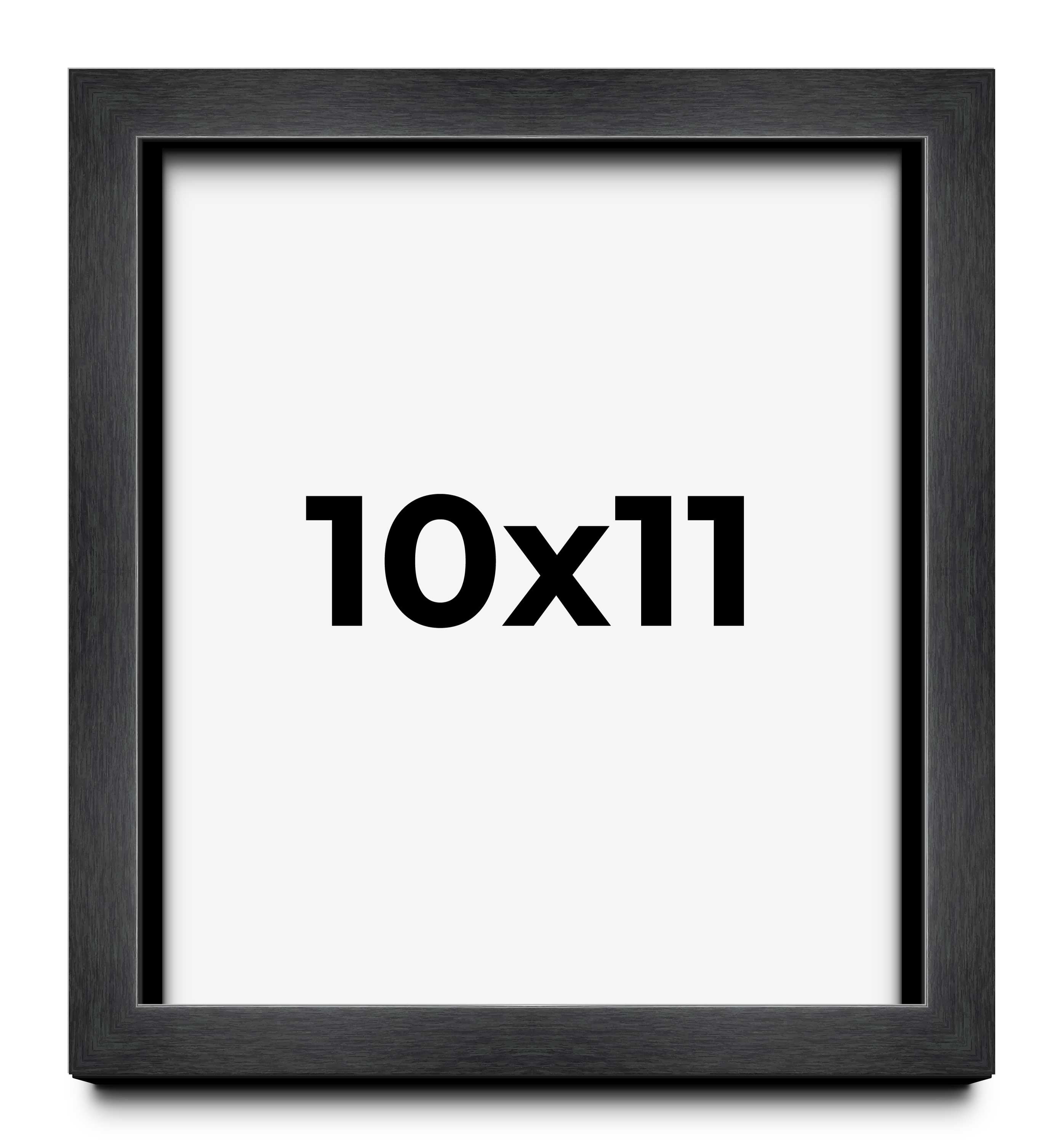 10x11 Shadow Box Frame Grey Charcoal Black | 0.875 Inches Deep | Solid ...