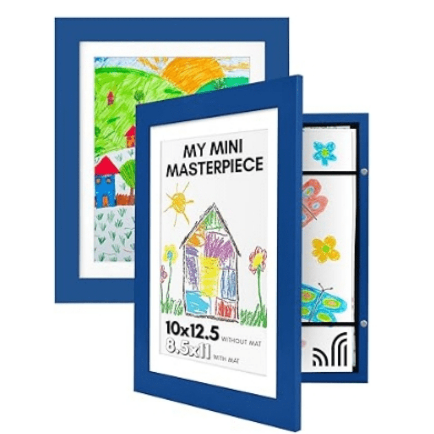 10x12.5 Kids Art Frame - Front Loading Picture Frame - Set of 2 - Use ...