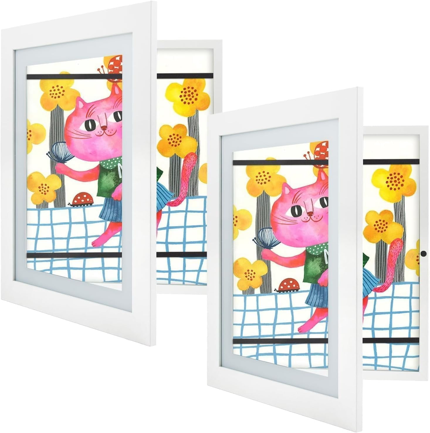 10x12.5 Kids Art Frames, Front-Opening Picture Frame Great for Kids ...