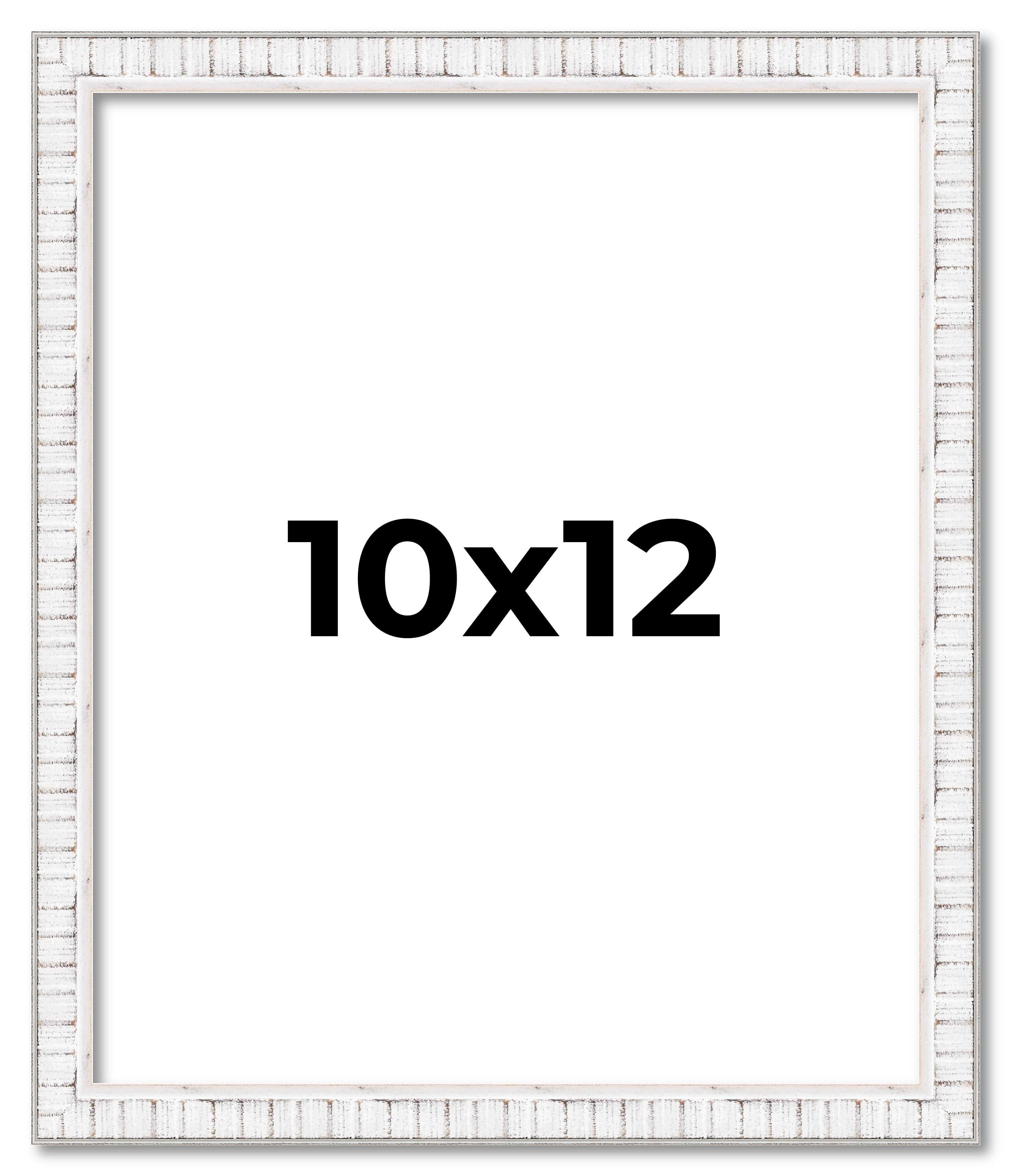 10x12 Frame White Real Wood Picture Frame Width 0.75 inches | Interior ...
