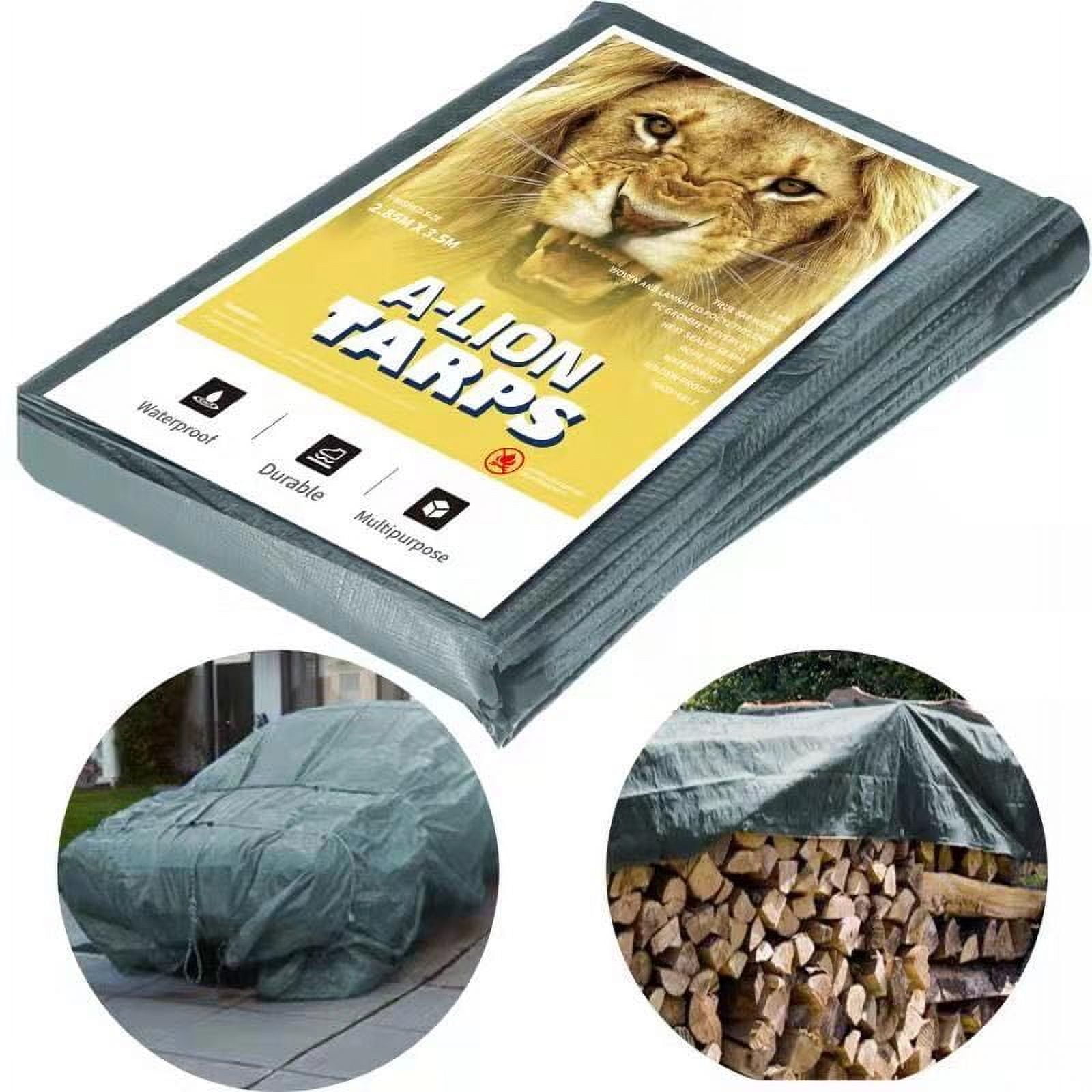 10x12 Heavy Duty Tarp Cove Multi Purpose Protective Cover - Durable ...