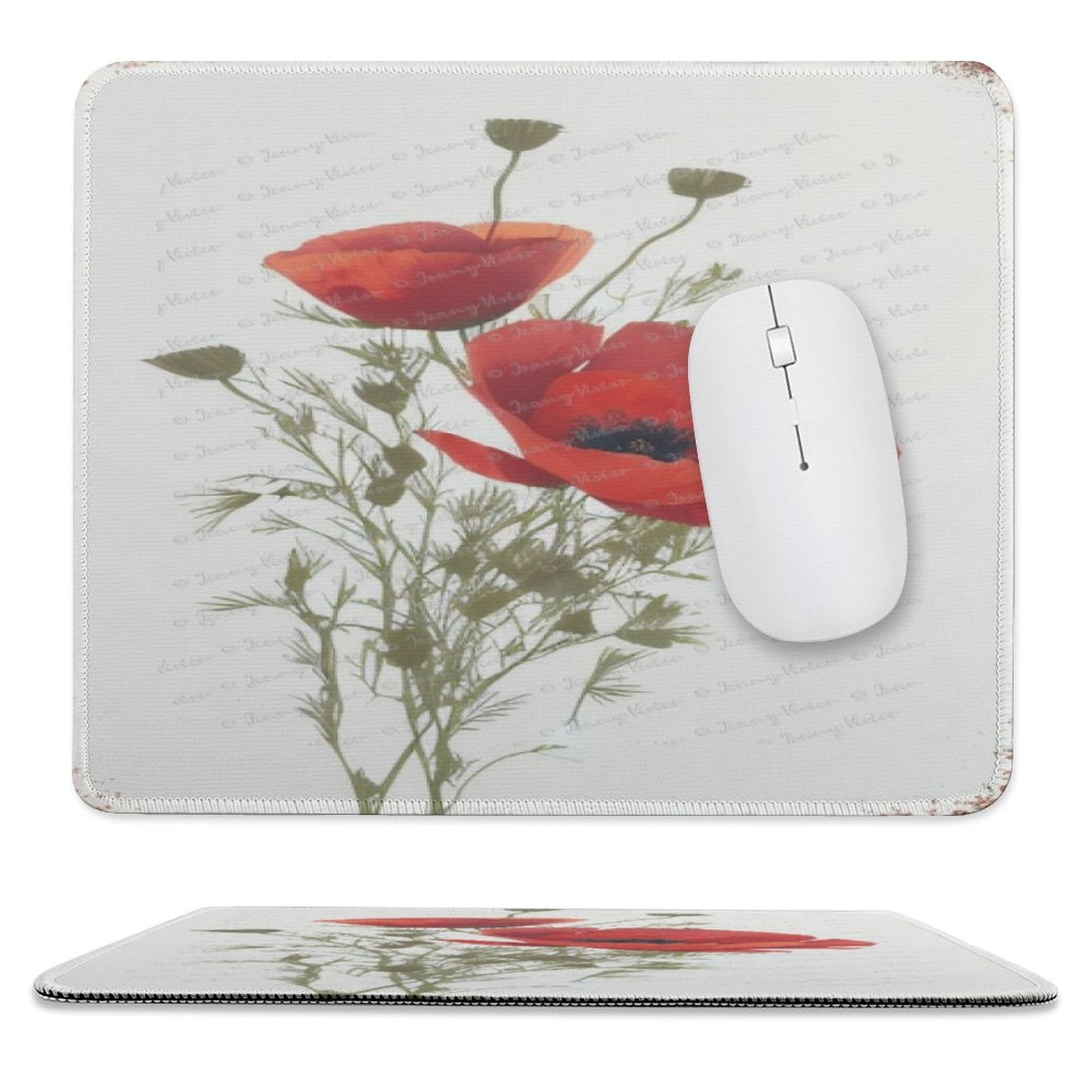 10x12 Inch Mouse Pad with Stitched Edges, Mouse Pads for Computers ...