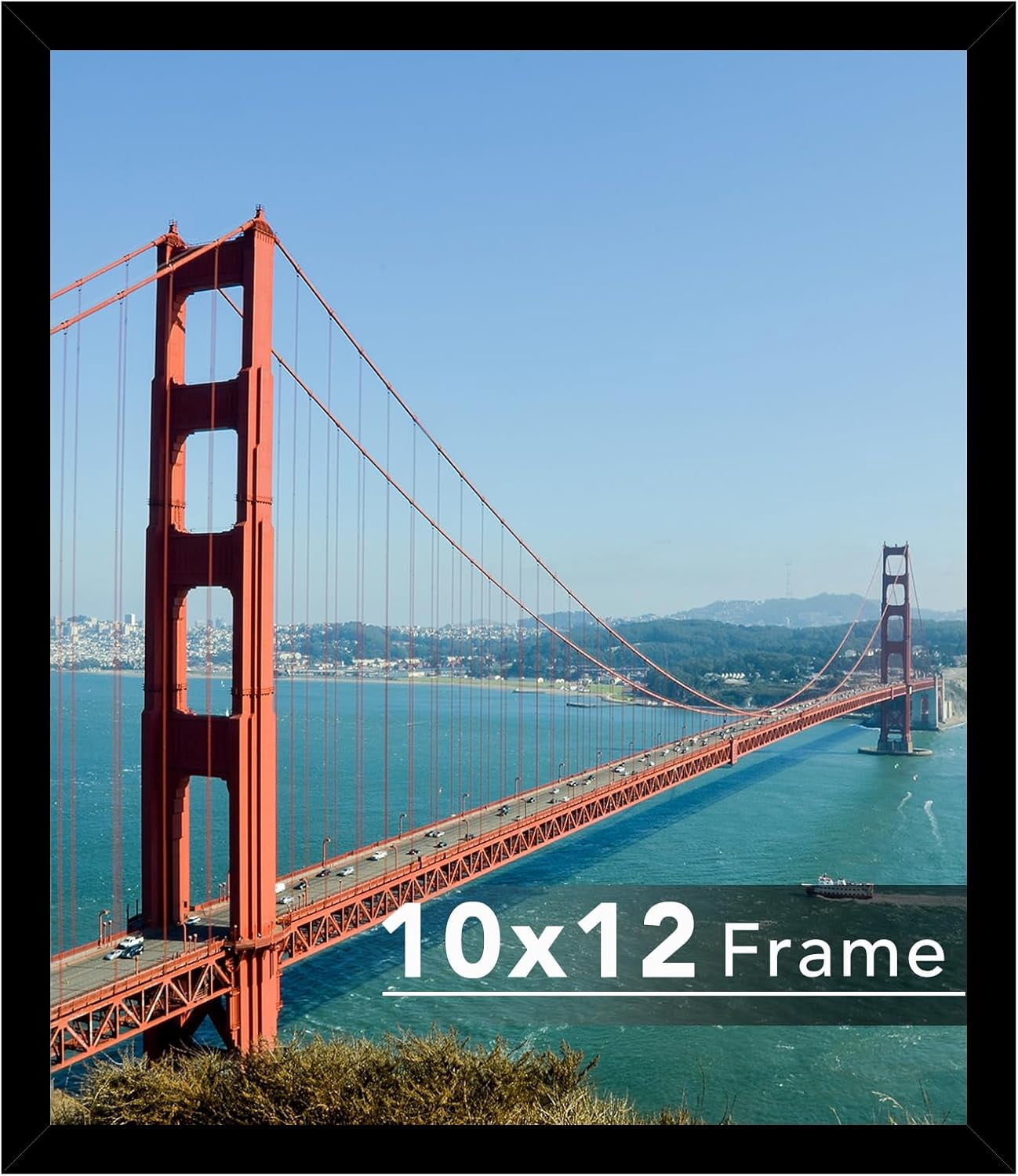 10x12 Picture Frame Black for Tabletop or Wall Hanging, 10 x 12 Frame ...