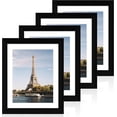 10x12 Picture Frame with Mat 8x10 - High Definition Real Glass Wooden ...