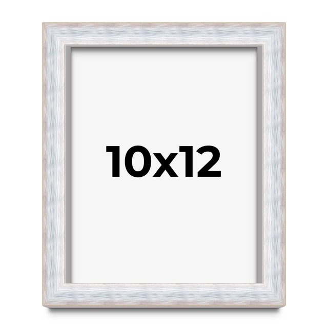 10x12 Shadow Box Frame Silver | 1.625 Inches Deep Real Wood ...