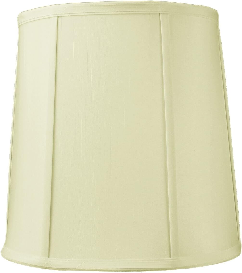 10x12x12 Egg Shell Shantung Drum Lampshade with Brass Spider fitter ...