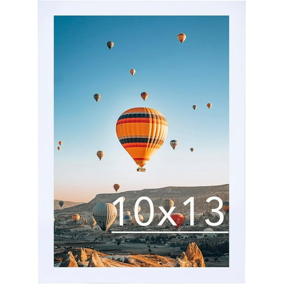 10x13 Picture Frame Black for Wall Hanging, Wall Mounting Horizontally ...
