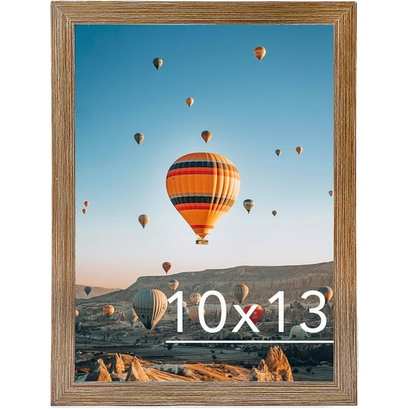 10x13 Picture Frame Black for Wall Hanging, Wall Mounting Horizontally ...
