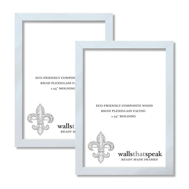 10x13 White Picture Frame for Puzzles Posters Photos or Artwork (2-Pack ...