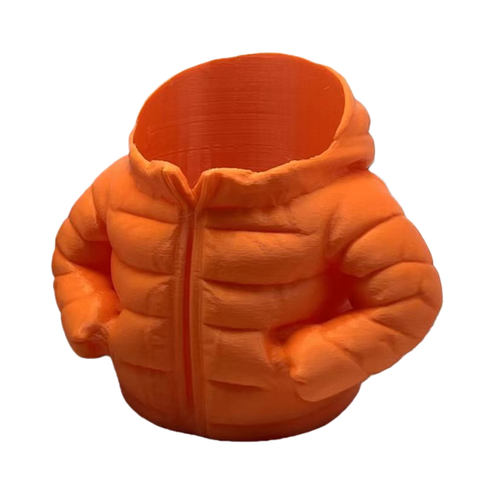 10x14x10.5cm Portable Down Jackets Shape Plastic Pen Holder 3D Printed ...