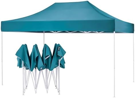 10x15 Canopy Tent Pop Up Easy Instant Commercial Outdoor Party Canopy ...