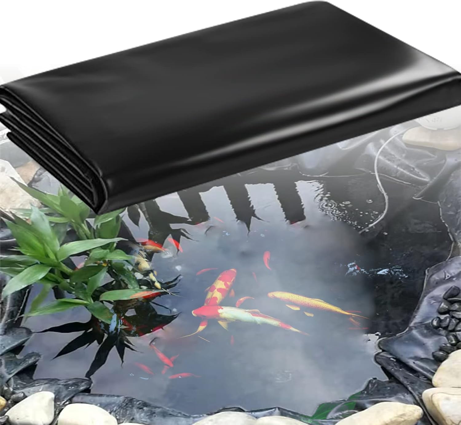 10x15 ft and 20 Mil Thickness Pond Liner, Pliable & Durable LLDEP ...