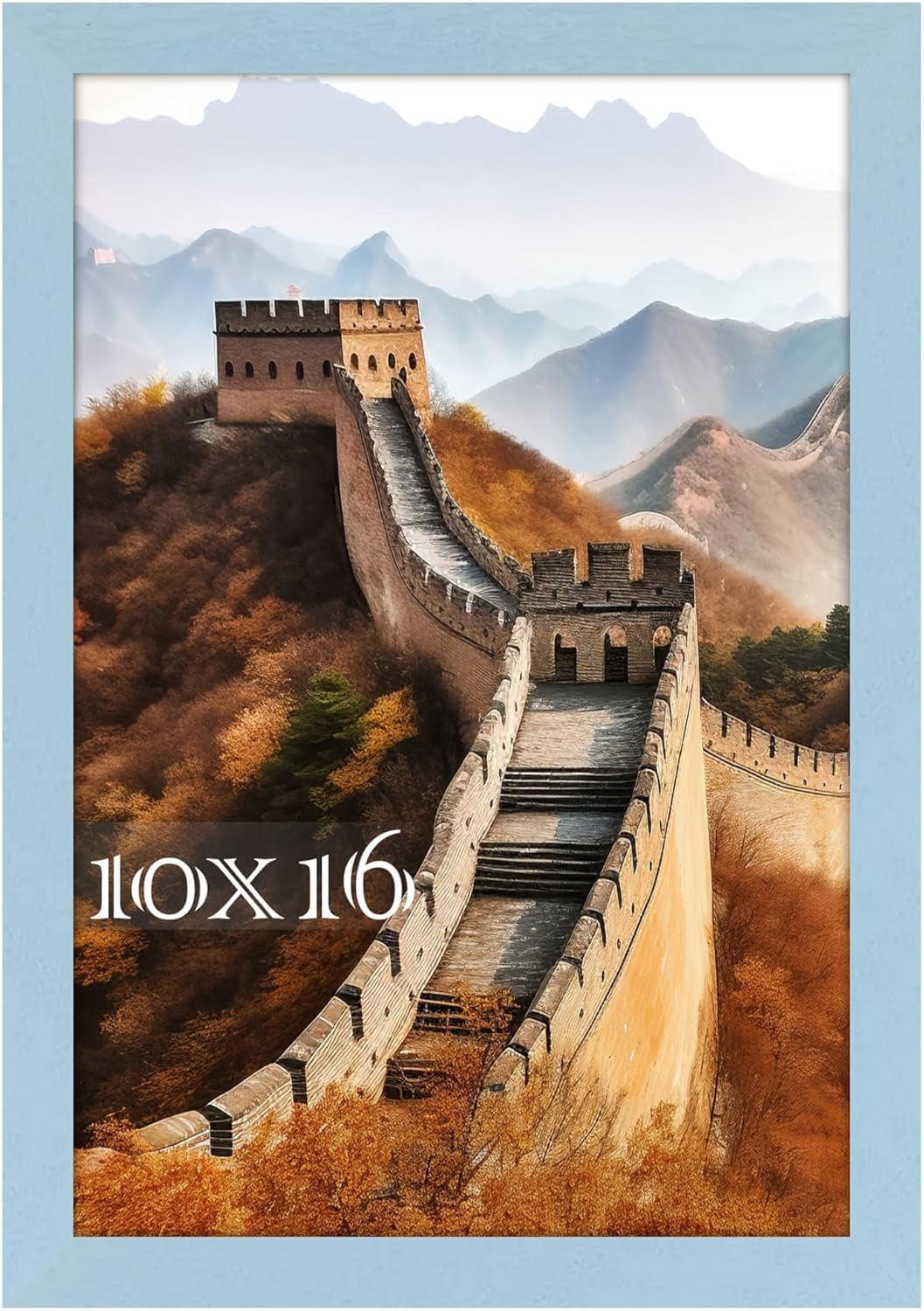 10x16 Frame, Photo Frame for Wall Mounting Display, Blue - Walmart.com