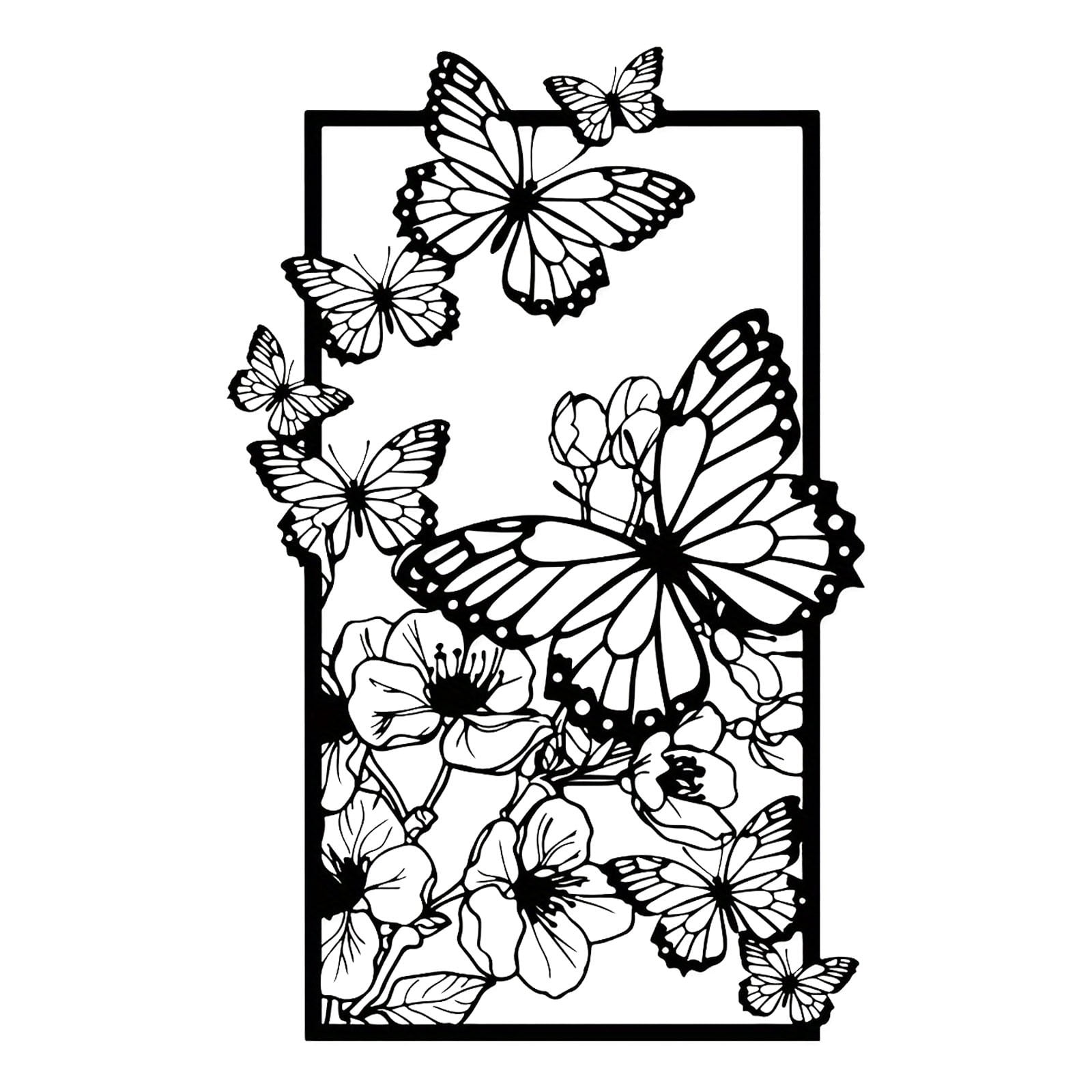 10x16 inch Pendants Realistic Art Wall Hangings Artistic Wall Sticker ...
